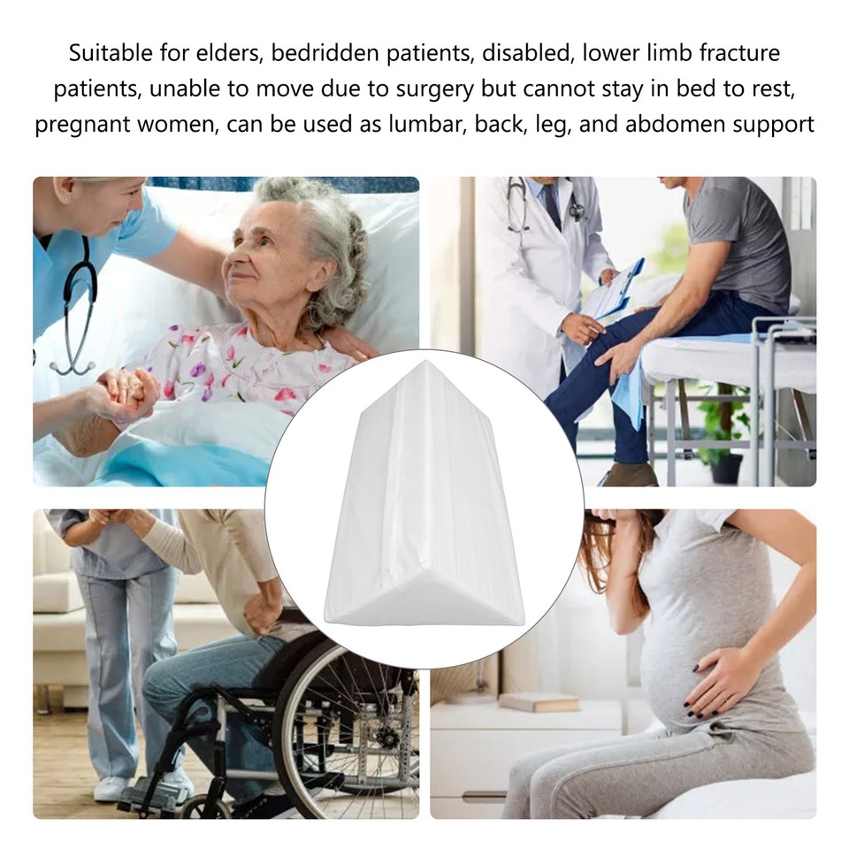 Hot Sponge Wedge Pillow Leg Ankle Knee Rest Elevating Position Wedges ...