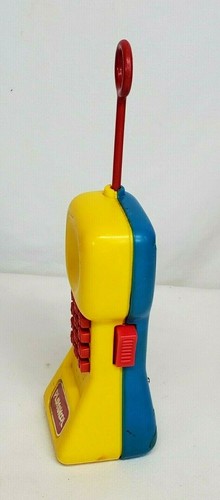 Vintage 1992 Playskool TALKING PHONE Pretend Portable Play Cordless ...