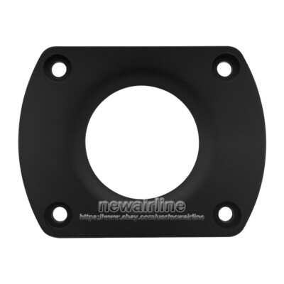 2pcs 70x54mm Tweeter Cover Panel Decorative Circle Speaker Fixed Plate ...