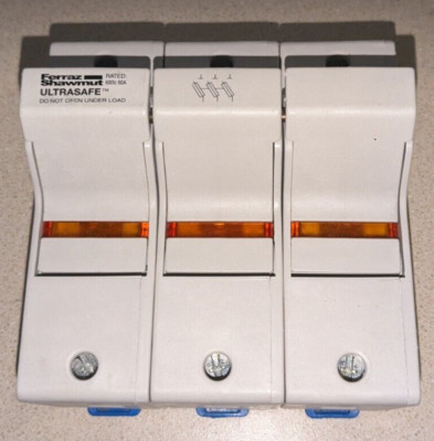 Ferraz Shawmut US6J3I Fuse Holder M211381 600VAC/DC 60A | eBay