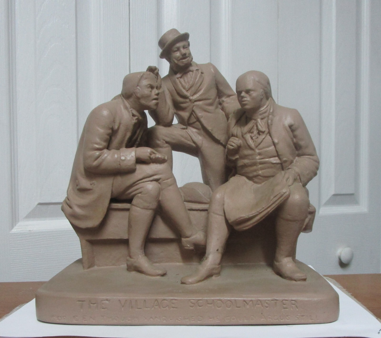 John Rogers Group Statue Statuary " The Village Schoolmaster" | eBay