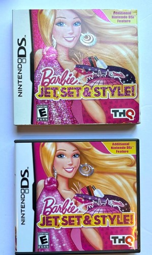 NINTENDO DS GAME : BARBIE: JET, SET & STYLE !! Complete w/Manual ...