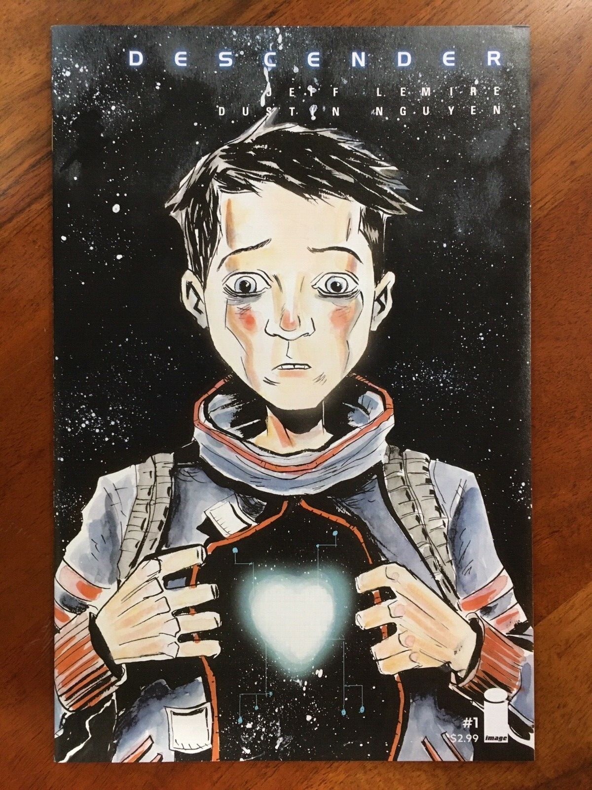 Descender #1 B Image Comics 2015 Jeff Lemire Dustin Nguyen First ...