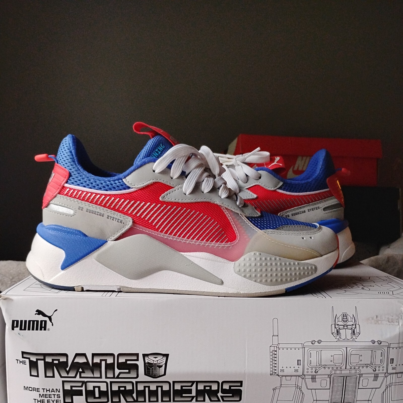 Size 8.5 - PUMA Transformers x RS-X Optimus Prime - Gem