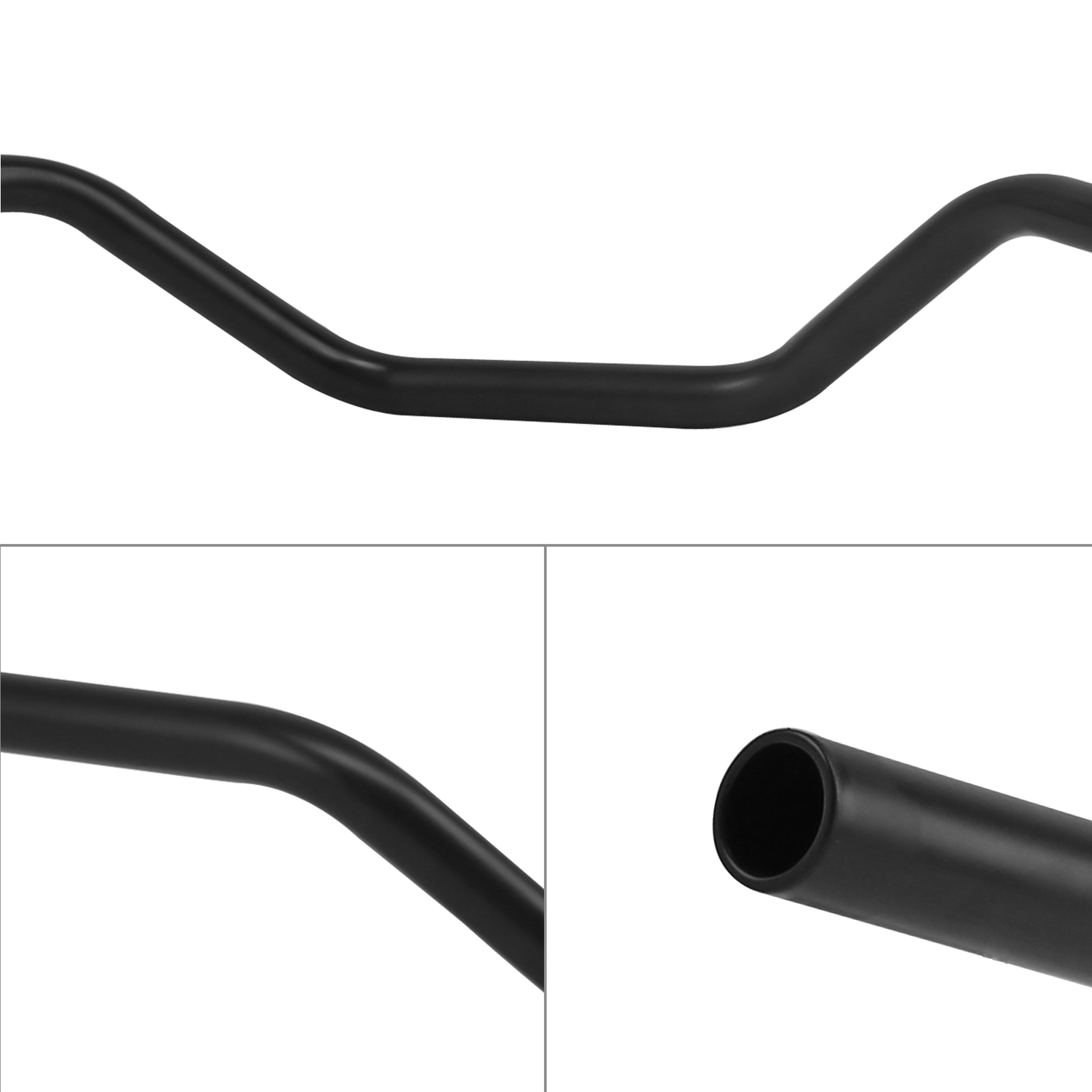 Satin Black 1” Steel Handlebars Fit For Harley XLX Style 5” rise 32 ...