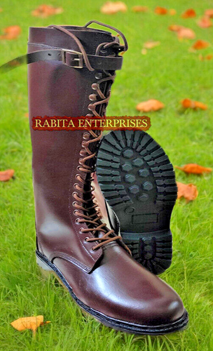 WW2 GERMAN SA KAMPFZEIT TALL OFFICER LEATHER BOOTS - BROWN - All Sizes ...