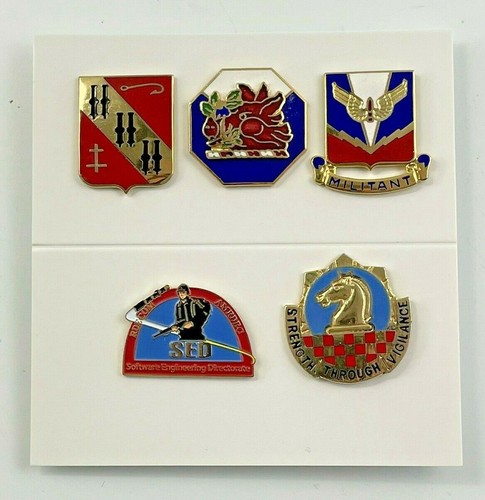 Vintage Military Army Pins Lot of 5 Different War Pins | eBay