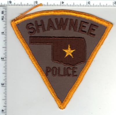 Shawnee Police (Oklahoma) 1st Issue Shoulder Patch - new from the Early ...