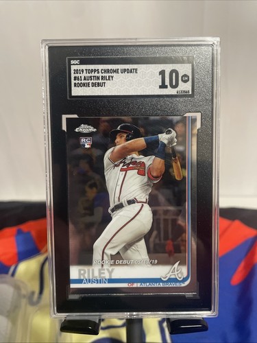 2019 Topps Chrome Update #61 Austin Riley Rookie Debut SGC 10 | eBay