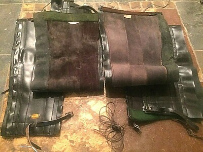 NOS Rolls Royce Phantom V, VI Wefco Rear Spring Leather Gaiter Set NLA ...