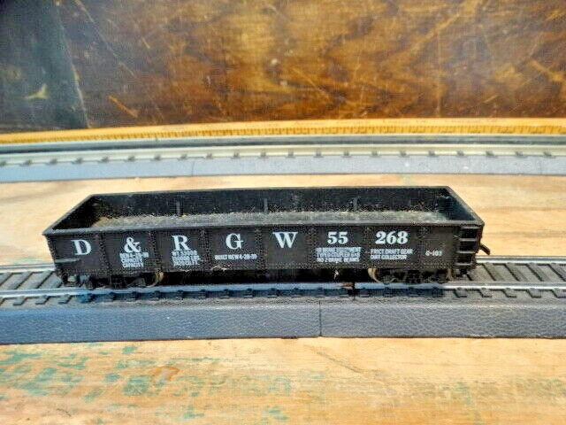 AHM HO Scale 40' D&RGW 55268 Hobby Model Railroad Train Gondola | eBay