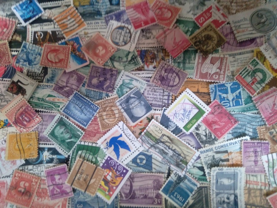 100 USA Stamps Used XF All DIFFERENT Collection Low Bulk Price! | eBay