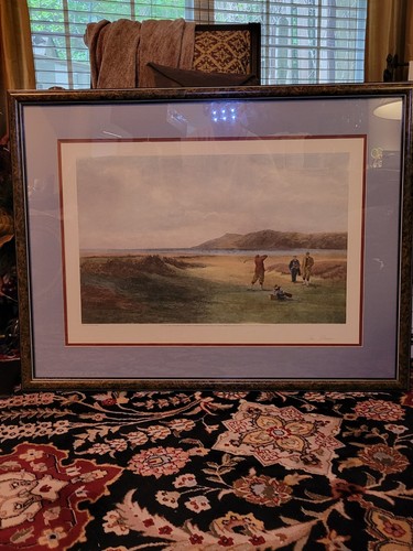 1894 Golf Lithograph by Henry Graves, painted by Douglas Adams "The ...