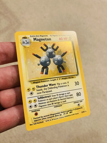 Magneton 9/102 Holo - Base Set Pokémon 1999 - MINT! 🔥 | eBay