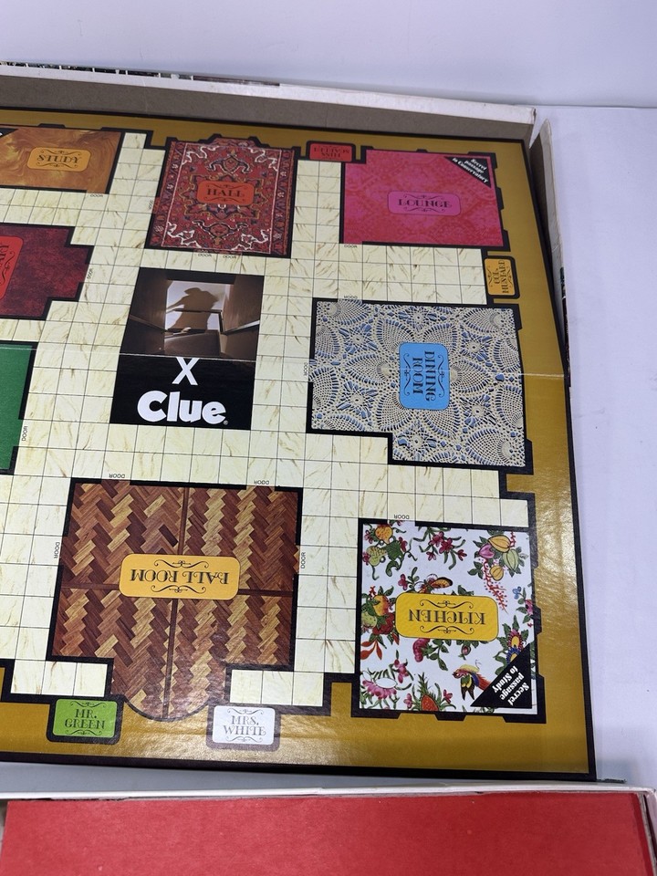 VINTAGE Clue COMPLETE Parker Brothers 1972 Classic Detective Board Game ...