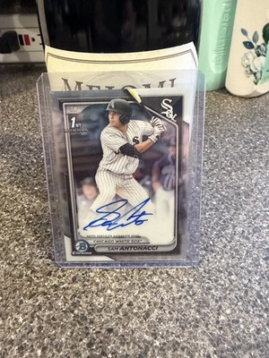 2024 Bowman Draft Sam Antonacci Chrome Auto 1st #CPA-SA White Sox | eBay