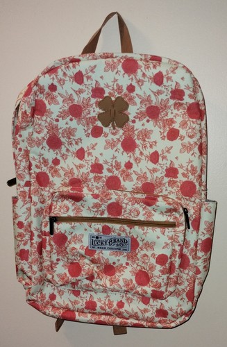 Lucky Brand Backpack Floral 18" x 12" x 5.5" | eBay