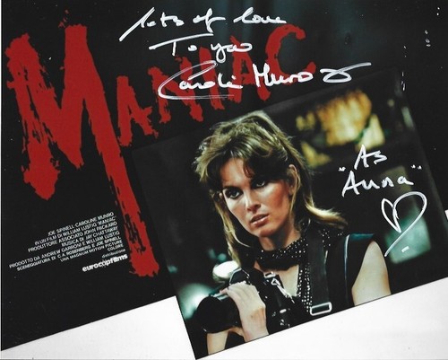 Caroline Munro In Person signed 10" x 8" photo - Anna - Maniac - SALE ...