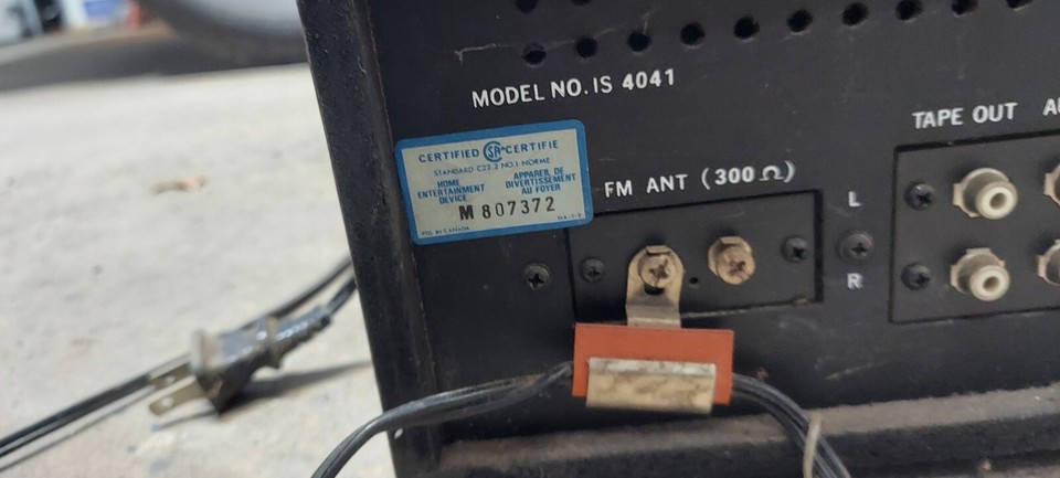 Vintage Zenith Integrated Stereo System Model IS 4041 | eBay