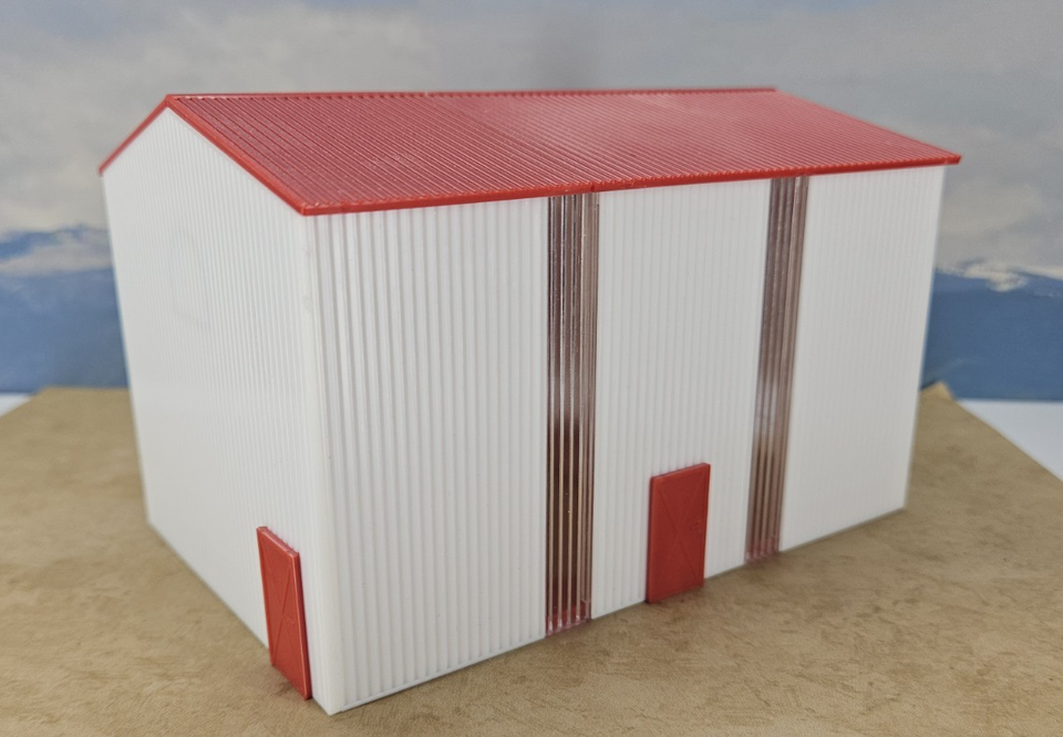 Faller HO Scale BUILT Model -Small Warehouse /Storage Building w/ Docks ...