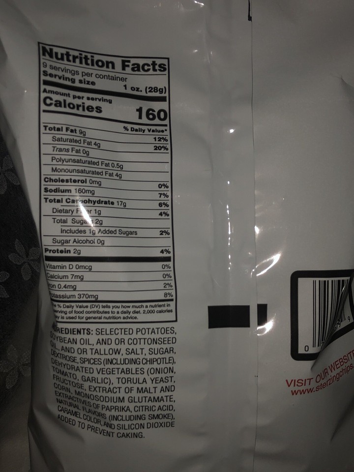 Sterzing’s Potato Chips Economy Size 9 OZ Lot Of 2 Sweet And Tangy ...