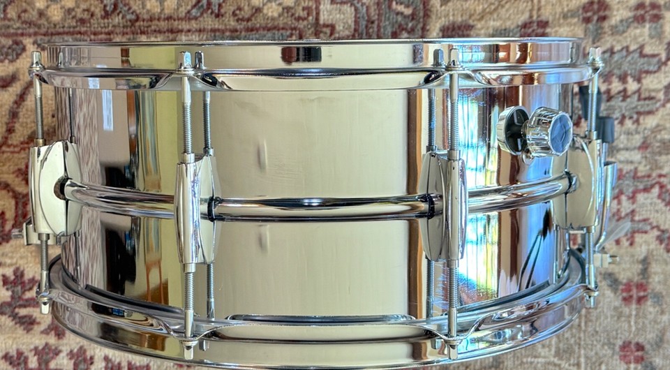 Ludwig Supralite COS 6 1/2" snare drum - sounds and looks GREAT! | eBay