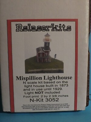N SCALE MISPILLION LIGHTHOUSE # 3052 by RS LASER | eBay