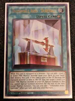Yugioh "Infernoble Arms - Durendal" ROTD-EN053 1st - NM | eBay