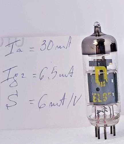 1 x EL95 / 6DL5 RFT STRONG TESTED Beam Power Output Tubes | eBay