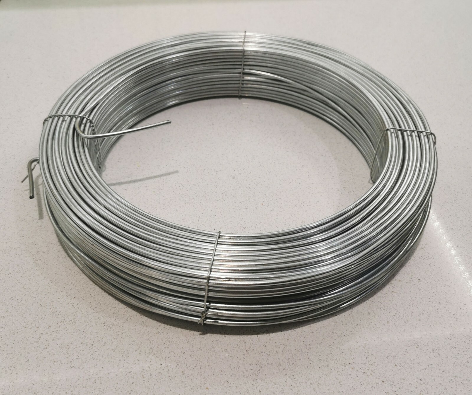 2.5mm or 3.1mm Galvanised Steel Tension Straining Binding Garden ...