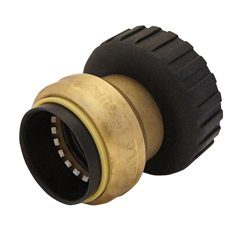 1 In. X 1 In. Brass Push-To-Connect X Clack Water Softener Adapter (2 ...