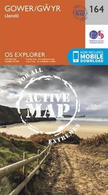 Gower, Llanelli (Map) OS Explorer Active Map | eBay