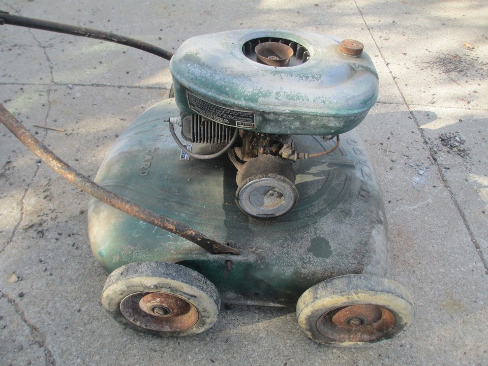 Vintage Wizard Push Lawn Mower 20" (untested) | eBay