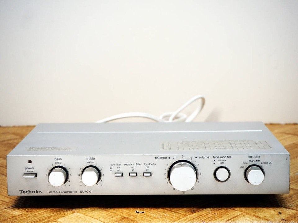 Technics SU-C01 Stereo Preamplifier Excellent Vintage Tested Working ...