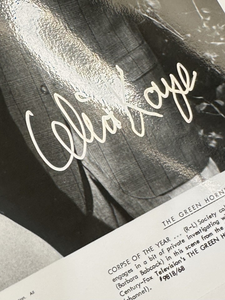 The Green Hornet Celia Kaye Signed Photo 💎 Van Williams Bruce Lee | eBay