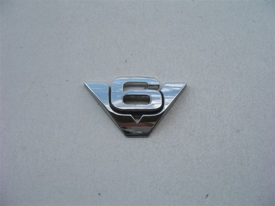 2002 FORD ESCAPE V6 SIDE FENDER CHROME EMBLEM LOGO BADGE 01 02 03 04 05 ...