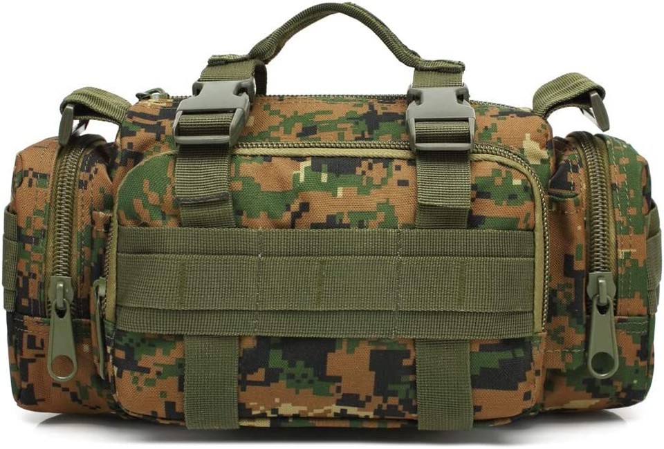 Military Tactical Fishing Camping Pouch Outdoor Waist Bag Climbing ...