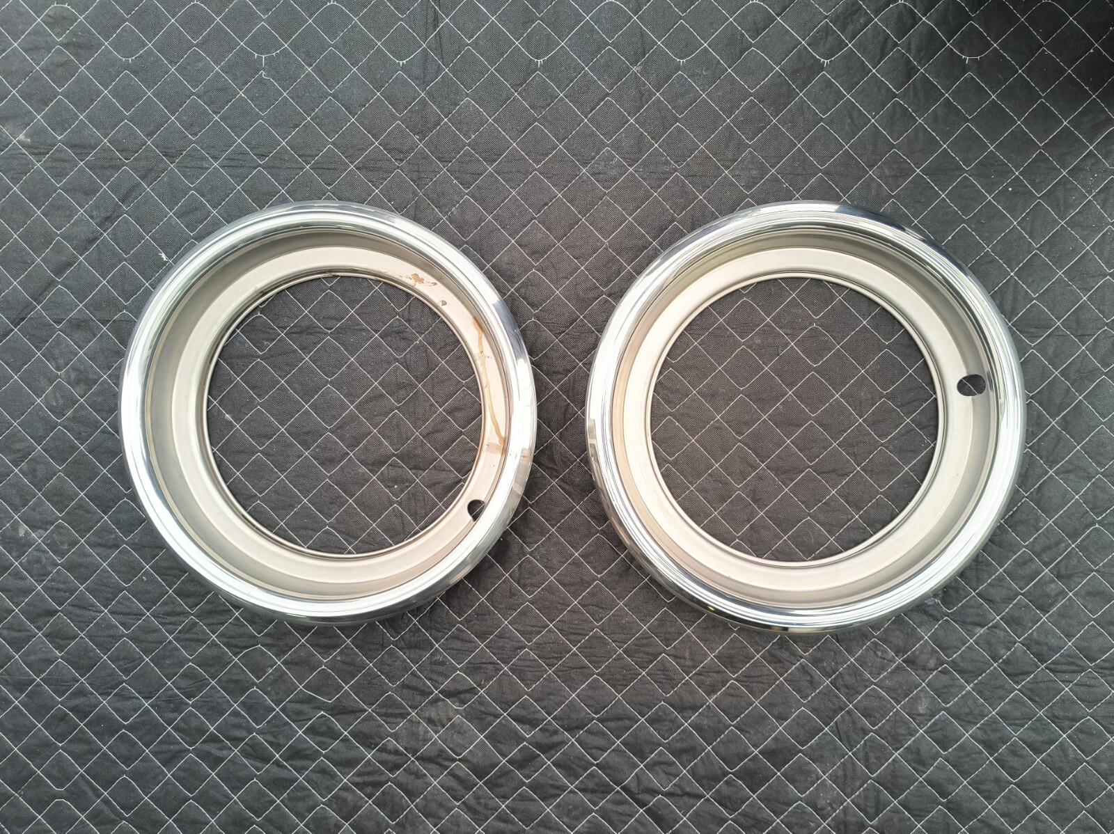 80-86 Ford F-250/350 Genuine Ford Wheel Trim Ring Pair E5TZ-1210-A NOS ...