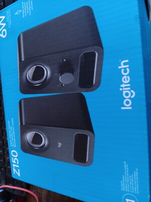 Logitech Z150 Clear Stereo Sound Portable Multimedia Speakers 6W Open ...