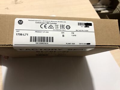 New Sealed Original AB 1756-L71 /B CompactLogix 2MB Controller ...