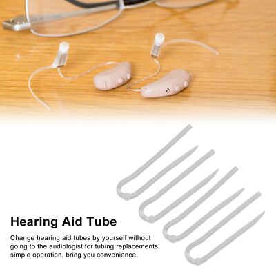 4x Preformed Earmold Hearing Aid Tubes Professional BTE Hearing Aid ...