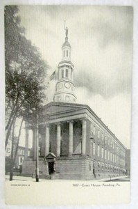 ANTIQUE UNDIVIDED POSTCARD COURTHOUSE READING PA | eBay