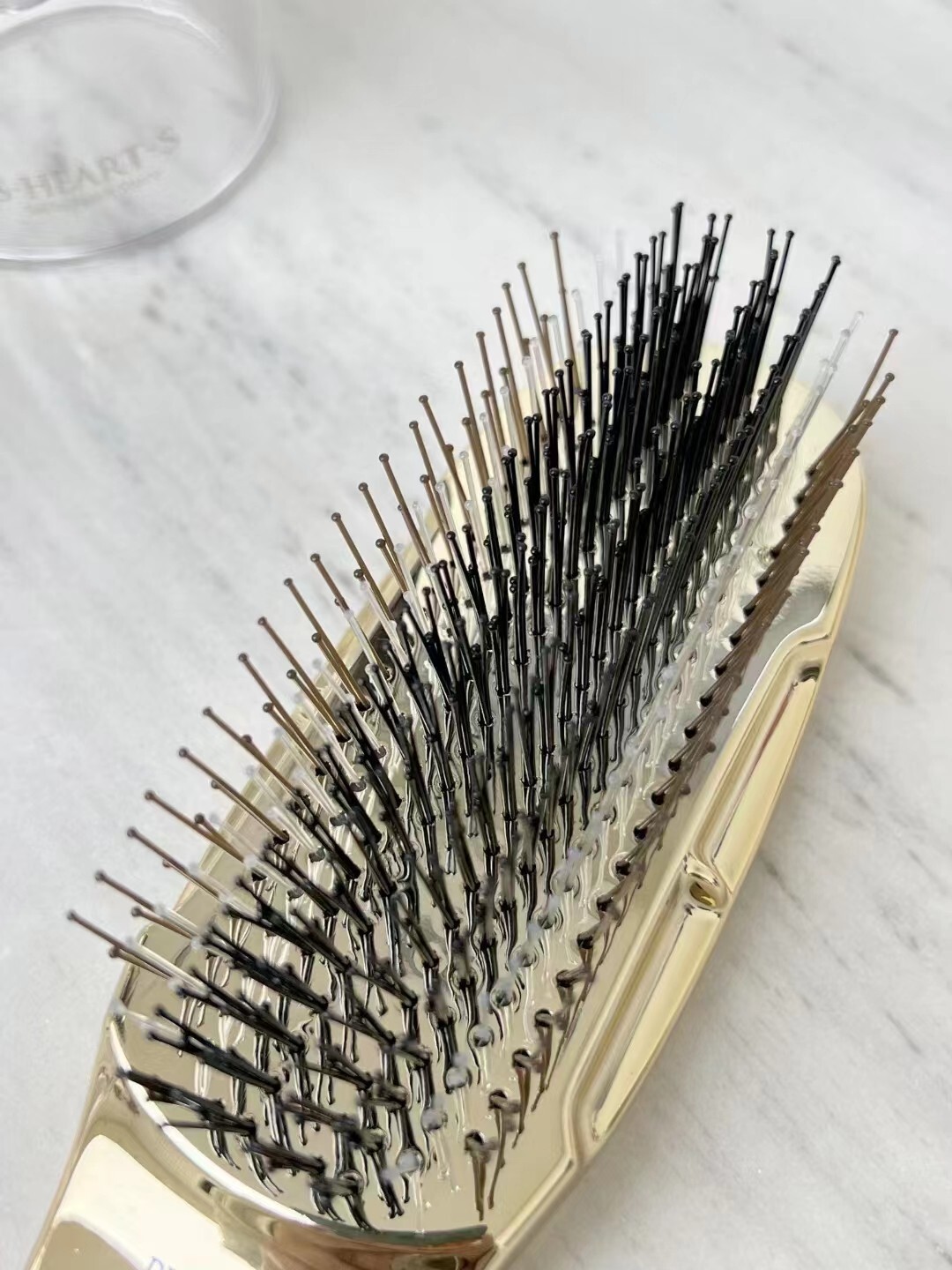 S Heart S Scalp Brush World Model (Short) Gold New Package from Japan ...
