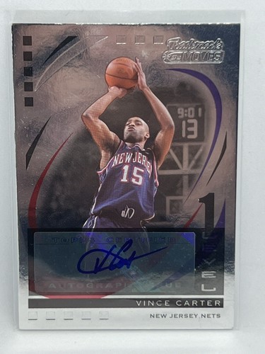 VINCE CARTER 2006-07 TOPPS TRADEMARK MOVES FOIL AUTOGRAPH #13/35 ...