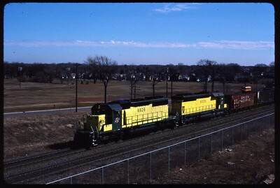 Original Rail Slide - CNW Chicago & North Western 6926+ St Paul MN 3-27-1988 | eBay