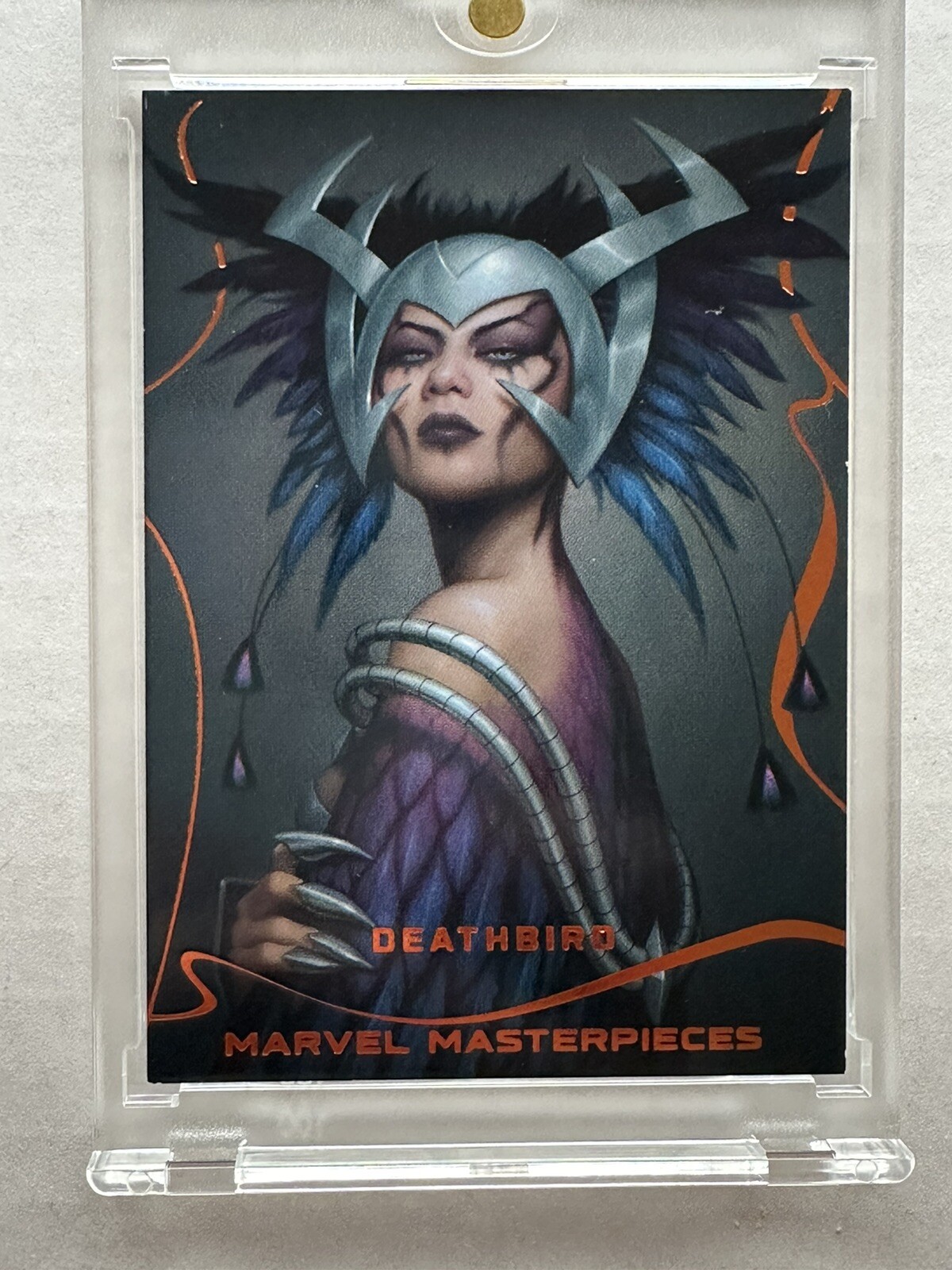 2022 Marvel Masterpieces Legendary Orange Deathbird /99 | eBay