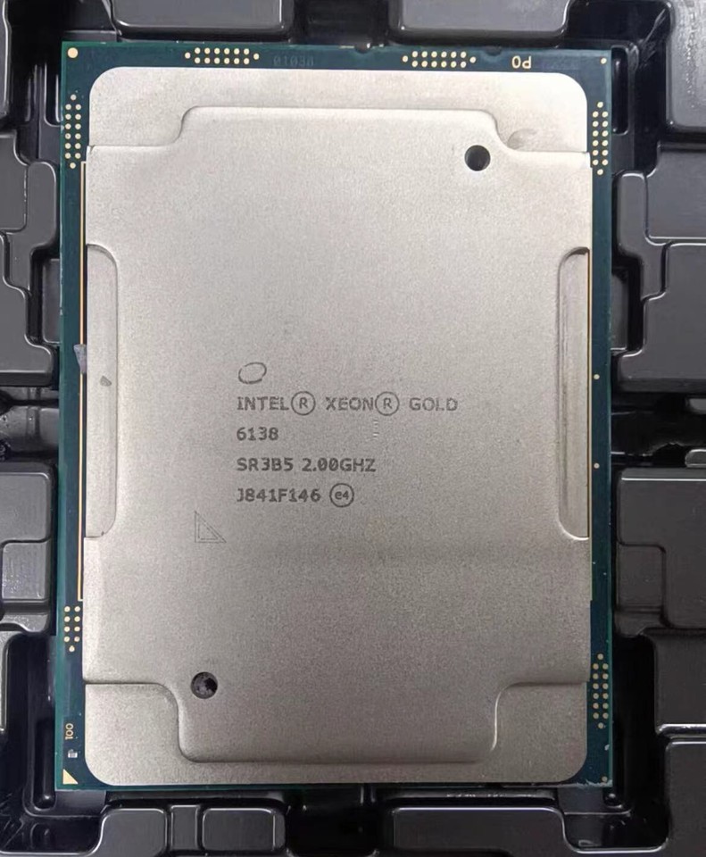 Intel Xeon Gold 6138 2GHZ 20 core 40 threads FCLGA3647 cpu processor gold6138 | eBay