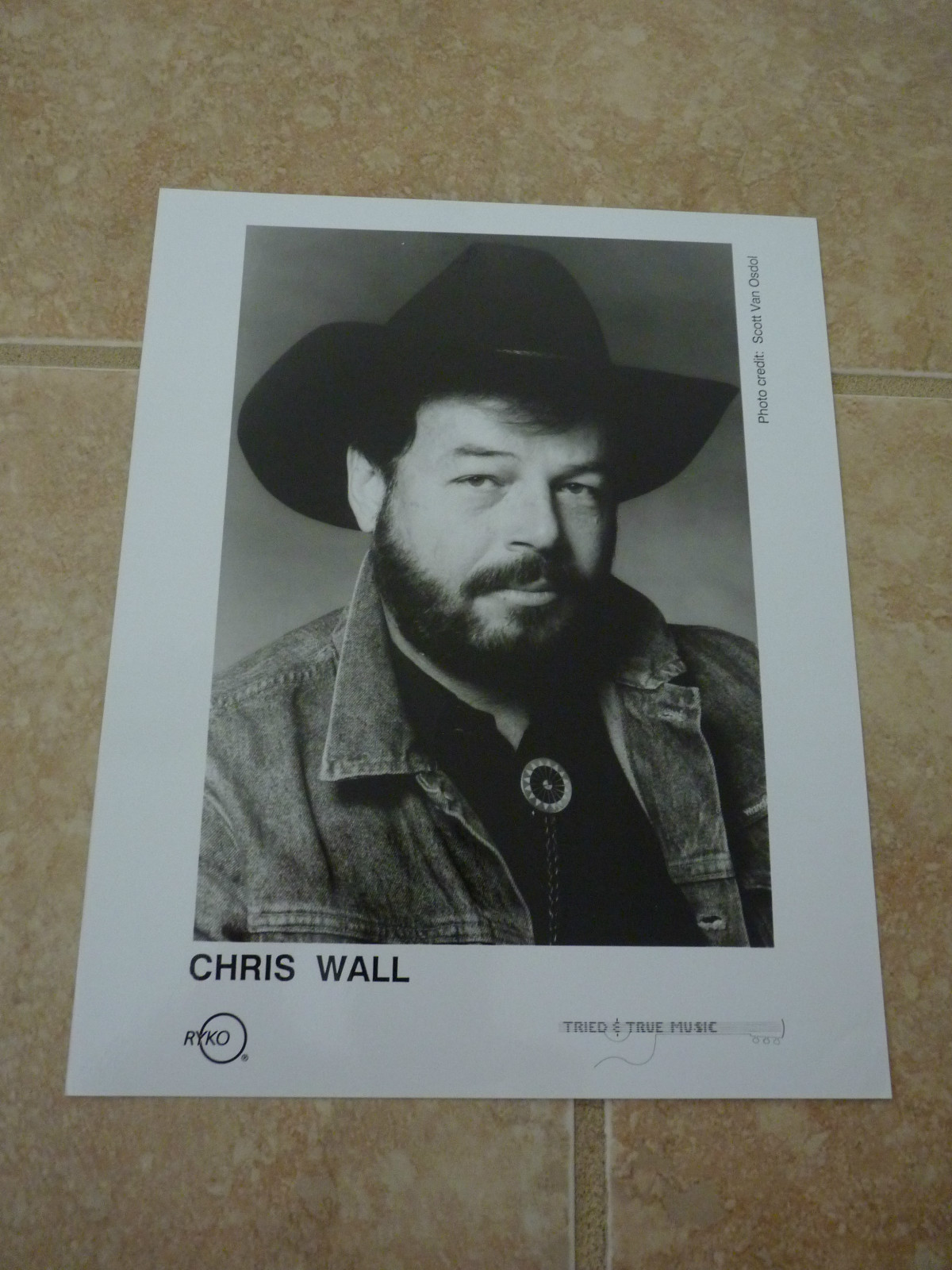 Chris Wall 8x10 B&W Publicity Picture Promo Photo #3 | eBay