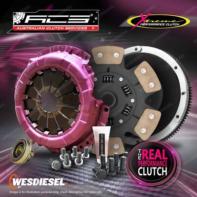 ACS Xtreme Ceramic Race Clutch Kit inc Aluminium Flywheel fits Lotus ...