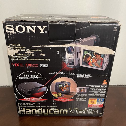 New in Box Sony DCR-TRV7 Handycam MiniDV Digital Camcorder With ...
